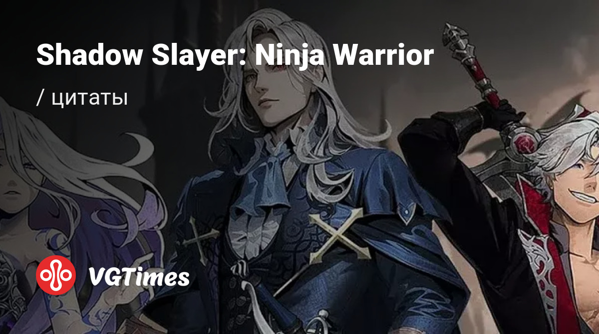 Цитаты из Shadow Slayer: Ninja Warrior